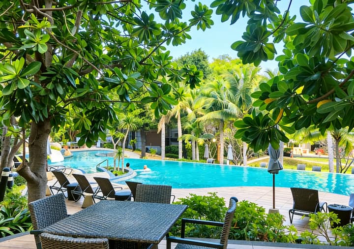 芭提雅Unixx泳池公寓 /泳池景色/健身房/海滩附近 安静 度假首选 - Pattaya