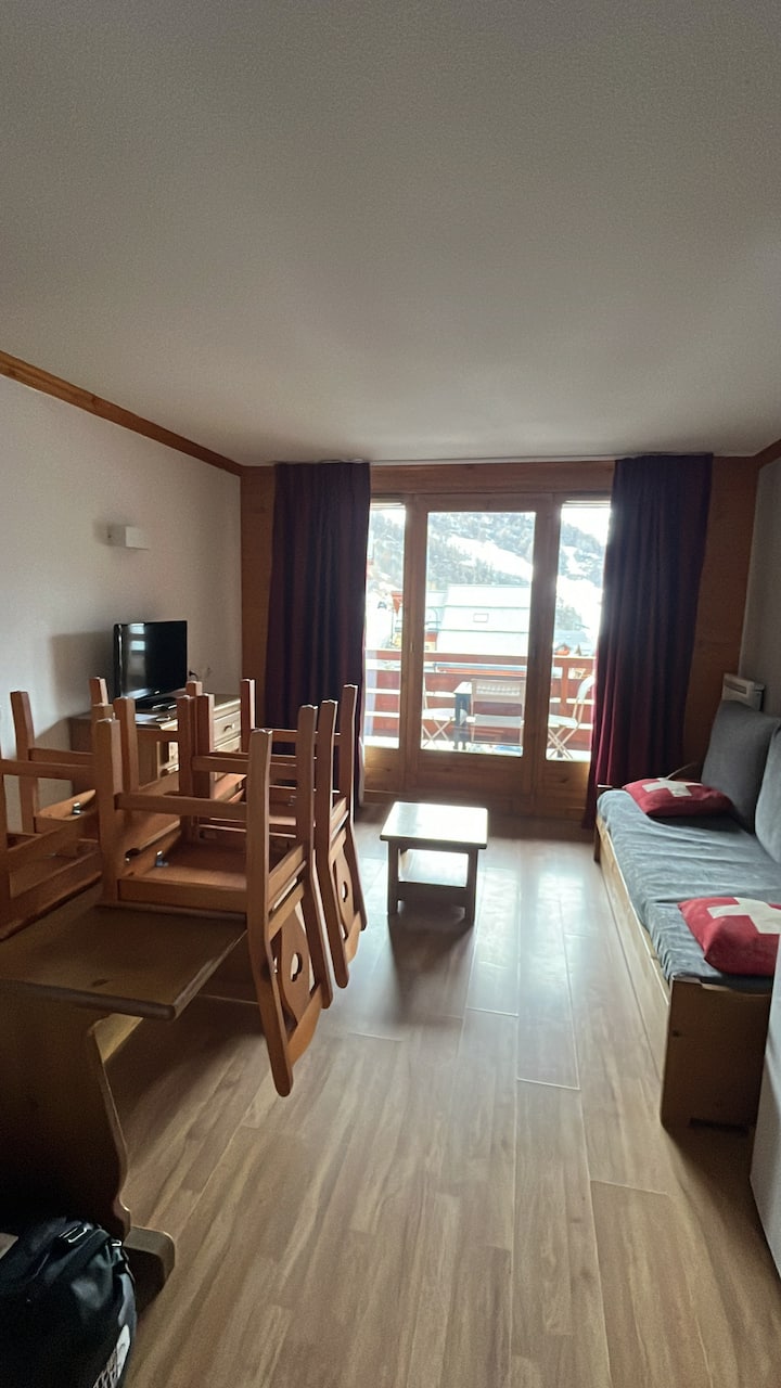 Logement 4p - Balcon Plein Sud Accès Ski Aux Pieds - Valmeinier