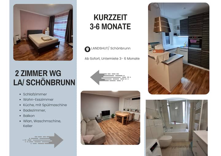 Gepflegte 2 Zimmer Wohnung In La/ Schönbrunn - Landshut