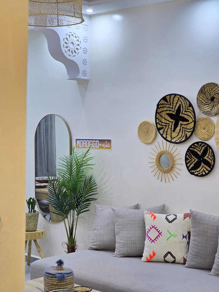 Blue Waves Tamraght – 2br/2ba With Rooftop - Taghazout