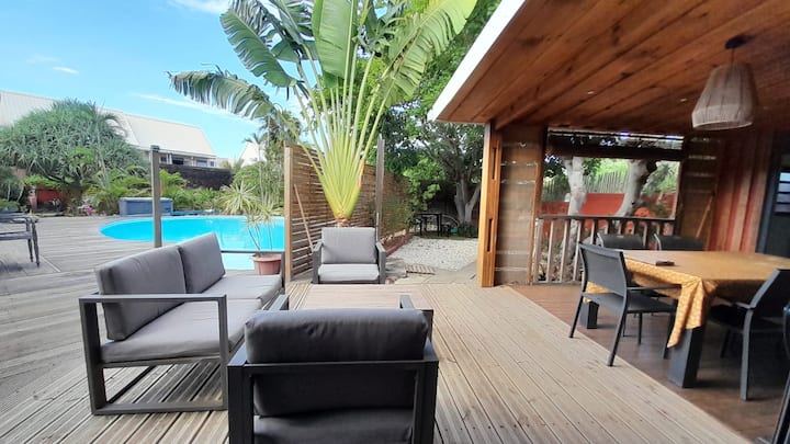 La Cannélise - Bungalow - 400m De La Plage - Saint-Gilles les Bains