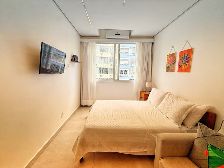 Studio Na Praia De Copacabana | Posto 6 - Rio de Janeiro