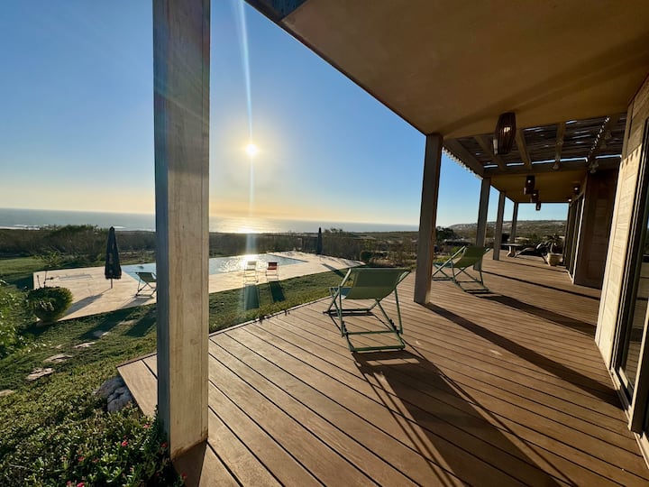 Propriété De Deux Chalets Avec Piscine Et Vue Mer - Sidi Kaouki