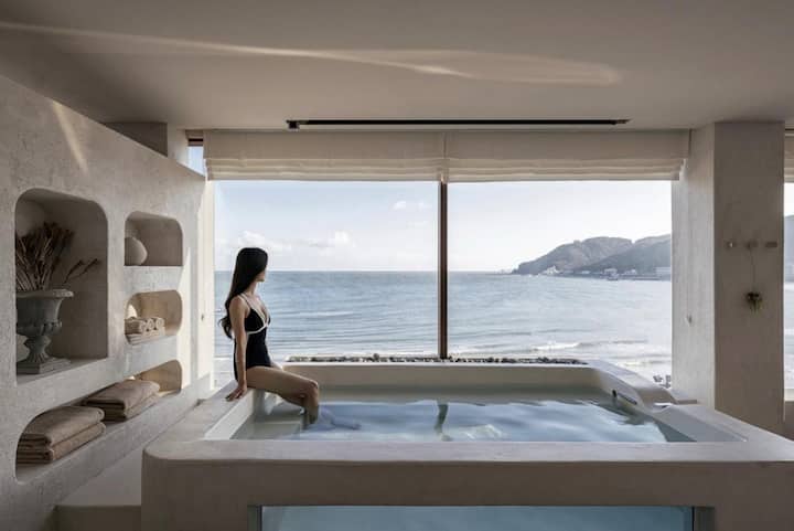 [오픈 해운대 오션뷰풀빌라 5f]리뉴얼기념 크리스마스, 연말 특가 | 송정해수욕장 도보2분 - 釜山