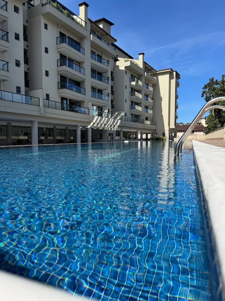 Duo Itaguá Apartamento Com Vista Para Piscina - Ubatuba