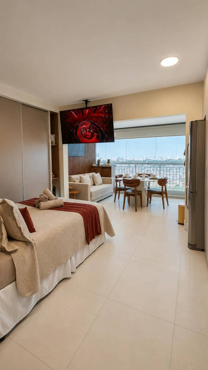 Portinari|4 Guests|pool|gym|garage|a/c |7 Km To Airport - Guarulhos