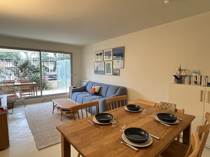 Plage à 2 Min – Appartement Familial Avec Terrasse - Arcachon