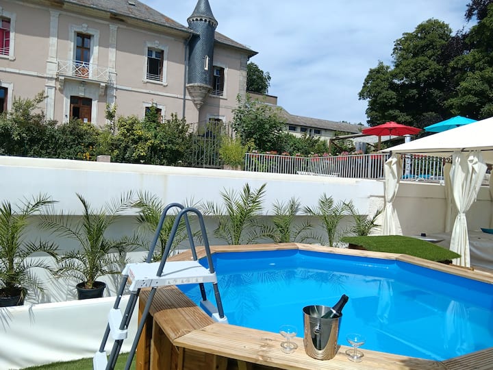 Château Nature Et Bien-être – Jacuzzi, Sauna, Parc - La Salvetat-sur-Agout