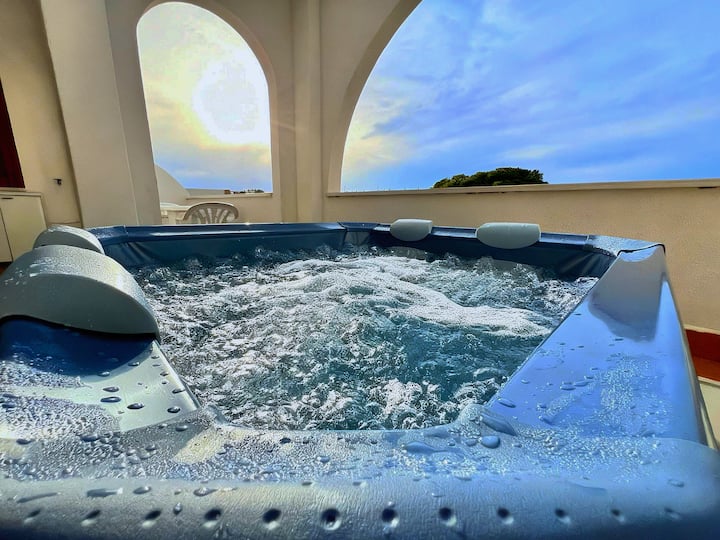 Appartamento Bilocale Jacuzzi Vista Mare Laterale - San Nicola Arcella