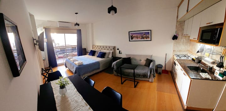 Bright Studio In Palermo: Relax, Work & Amenities - Argentina