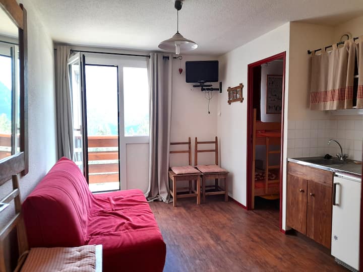 Le Pleynet - 7 Laux - Appartement - Vue Montagne - Prapoutel