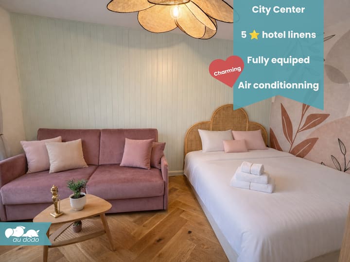 25' Paris-studio Climatisé- Central -5' Gare Rer A - Saint-Germain-en-Laye
