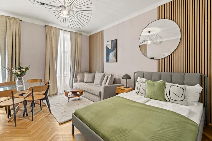 6 Min Walk To Metro - Chic Flat Near Danube - Wien
