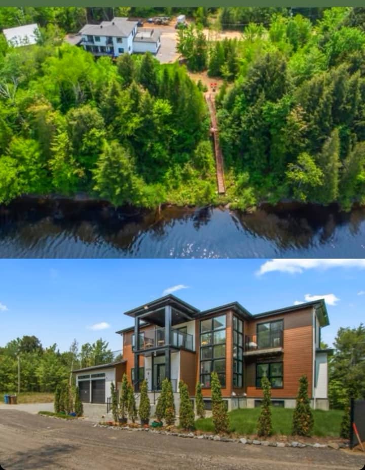 Maison Au Bord De L’eau Entrée Privée - Rawdon