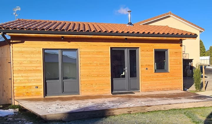 Maison Bois Terrasse Jardin Privatif 4/6 Pers. - Saint-Genest-Malifaux