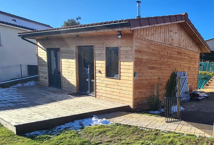 Maison Bois Terrasse Jardin Privatif 4/6 Pers. - Saint-Genest-Malifaux