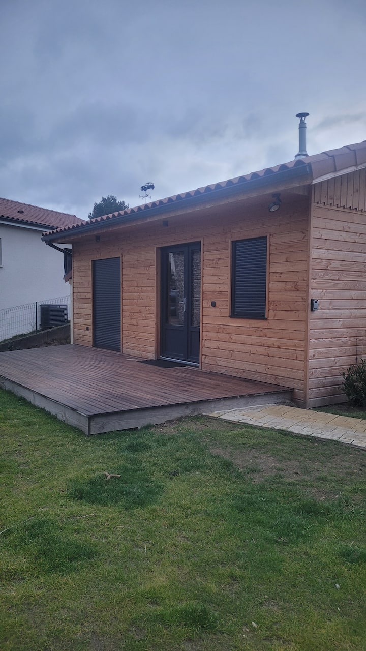 Maison Bois Terrasse Jardin Privatif 4/6 Pers. - Saint-Genest-Malifaux