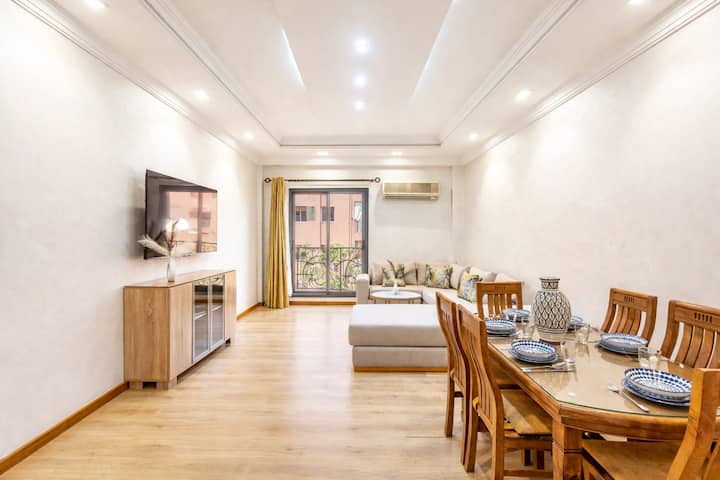 Spacious 3br Apartment In Guéliz | Self Check-in - Marrakesh