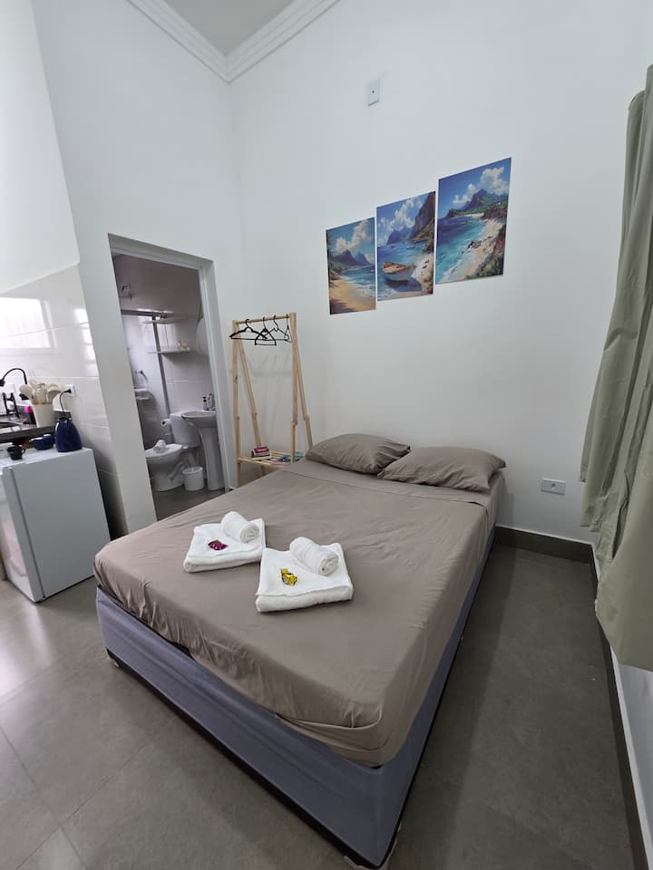Kitnet1martimdesá|5minpraia|costanorte Hospedagens - Caraguatatuba