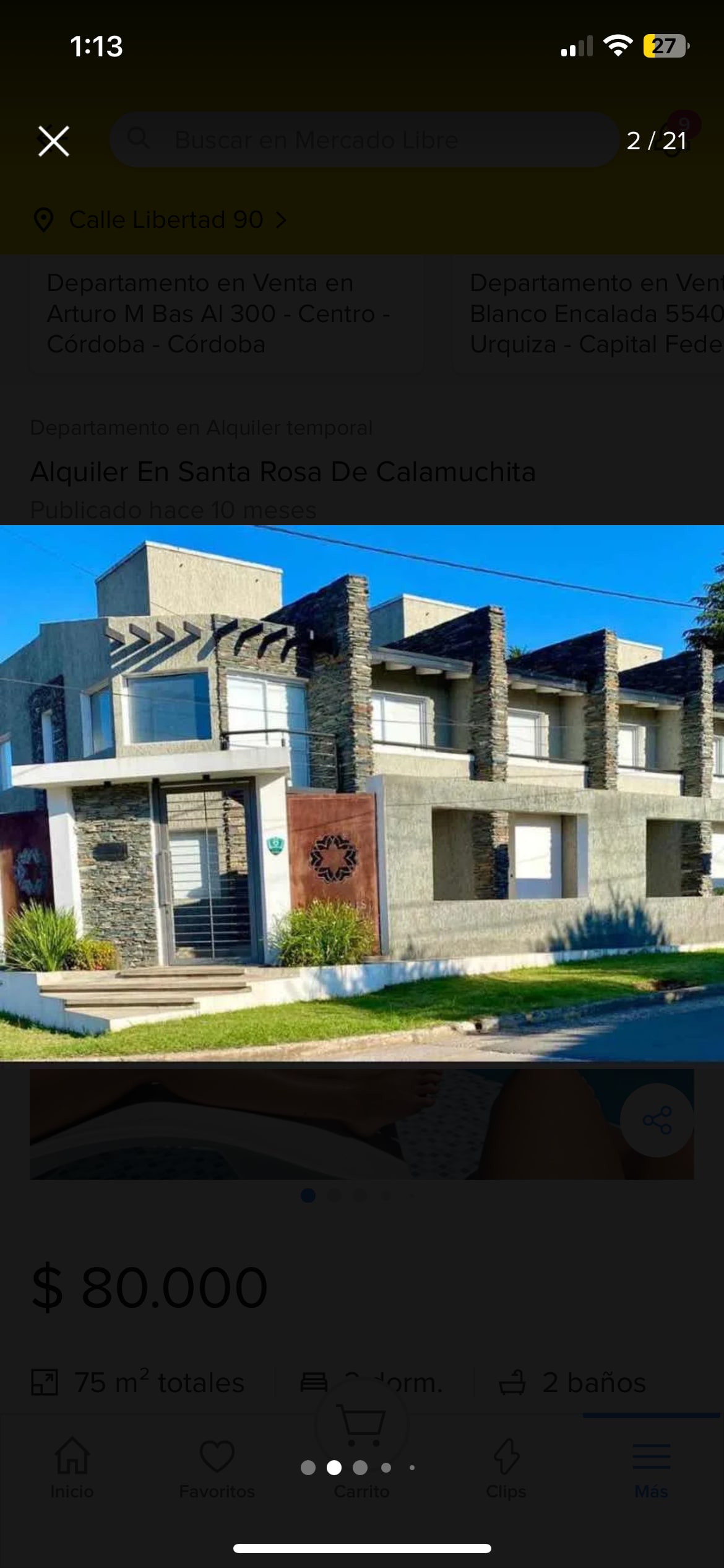Ataraxia in Las Flores - Houses for Rent in Santa Rosa de Calamuchita ...