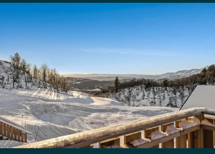 Ny Flott Hytte Ski In/ski Out Med Nydelig Utsikt - Norwegen