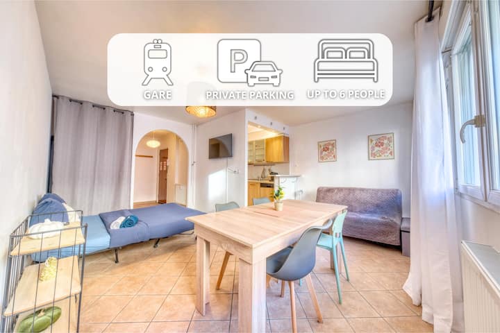 Le Nuage De La Gare - Parking Privé - Reims