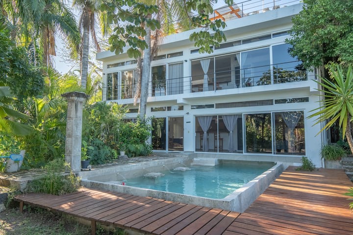 Exclusiveprivate Villa/ Pool&5bedrooms&lagoonviews - Bacalar