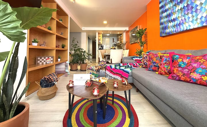 *Hipodromo Cozy Retreat 7 Guests / 3 Br With/ac - Mexico State