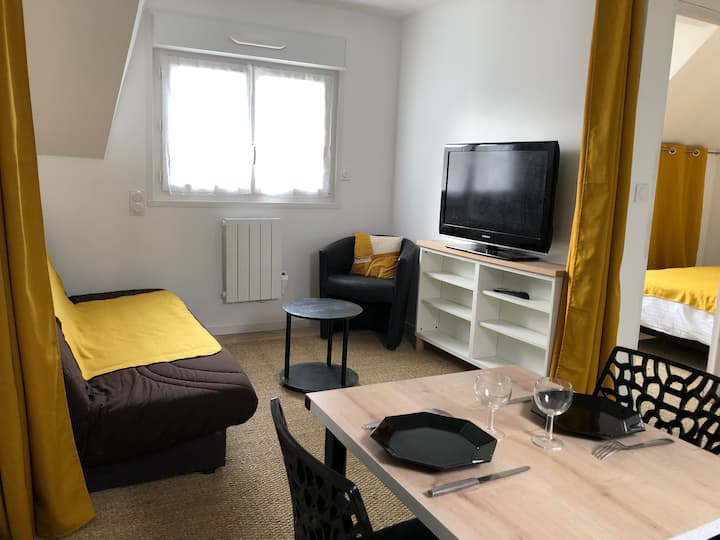 T2 Bis Traversant à 5 Min Des Plages - Fouesnant