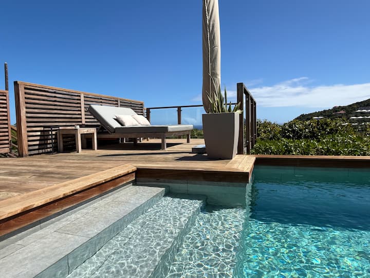 New! Villa Spacieuse Et Moderne Avec Piscine & Vue - Saint Barthélemy
