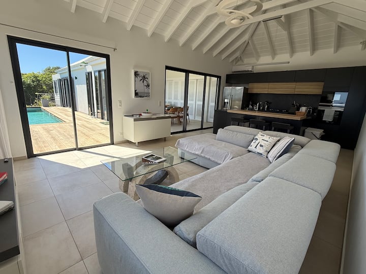 Villa Spacieuse Et Moderne Avec Piscine & Vue - Saint Barthélemy