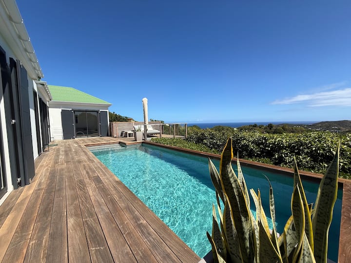 New! Villa Spacieuse Et Moderne Avec Piscine & Vue - Saint Barthélemy
