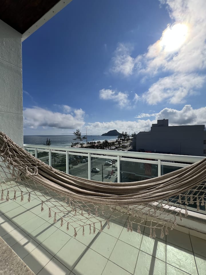 Apê Vista Mar | Wifi + A/c + Garagem - Recreio