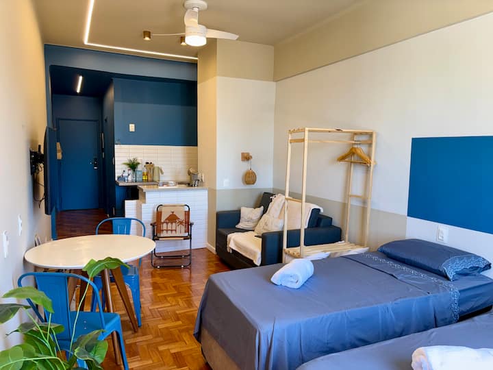 Stúdio No Centro Do Rio/ Lapa Cultural, Vista Mar - Glória