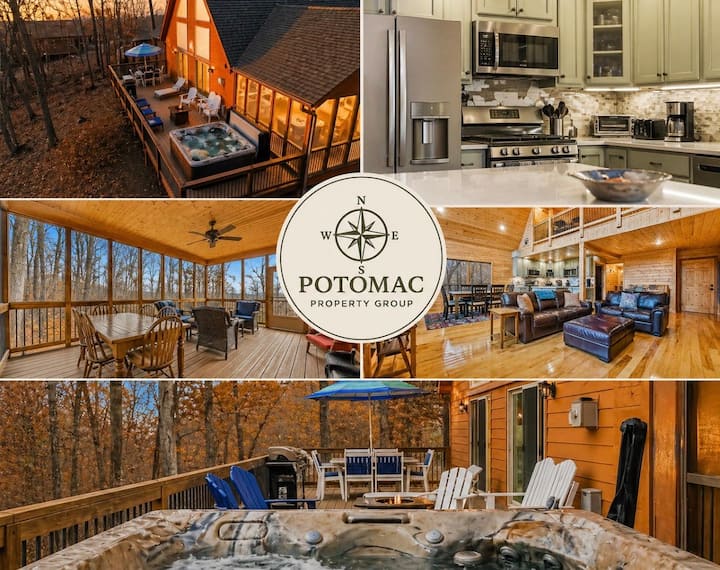 "Base Camp" - Private Hot Tub | Firepit | Views | - Berkeley Springs, WV