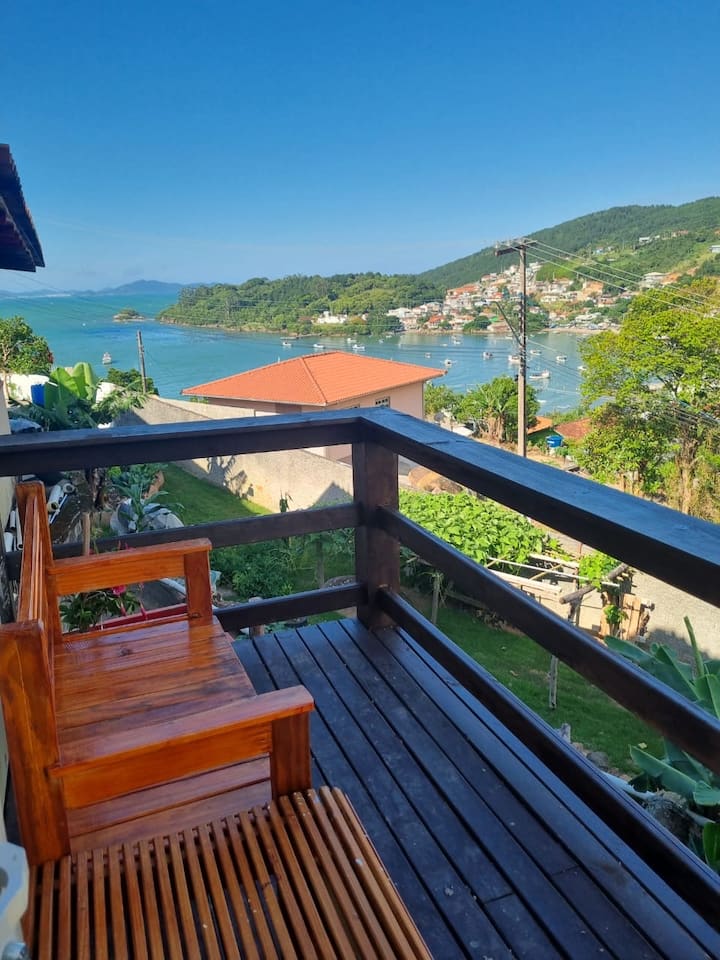 Refúgio Charmoso Com Vista Para O Mar - Governador Celso Ramos