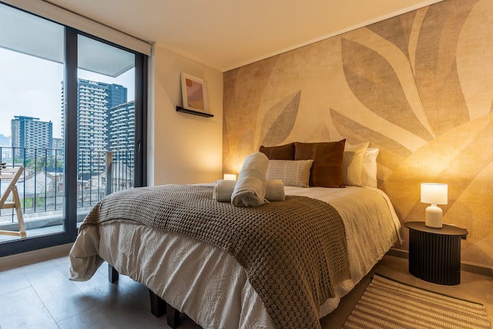 Apartment W/heating, Parking & Gym | ÑUñoa - Santiago, Chile