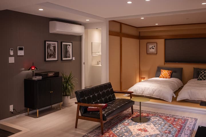 人気集中!【20%off!】60㎡超ﾜﾝﾙｰﾑ貸切・モダン部屋・くつろぎの和室・東京の隠れ家 - Ginza