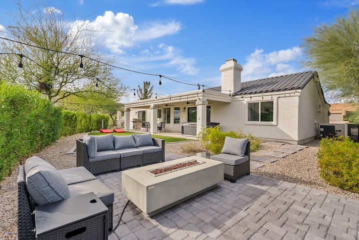 Relax + Recharge + Hottub+ 6ppl+ 20 Min Scottsdale - Fountain Hills, AZ