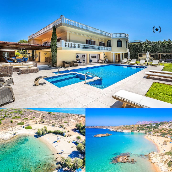 Walk To Beach / Priv. Heated Pool / Total Privacy - Chania