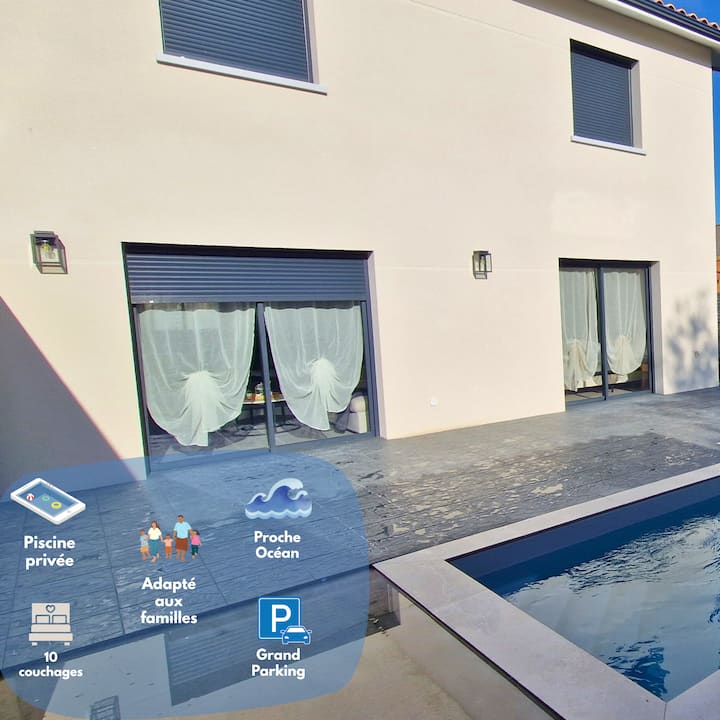 La Soulacaise Premium Ii - Villa Familiale Piscine - Soulac-sur-Mer