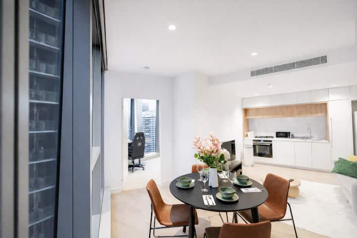 Luxury High-floor Apartment |Prime Cbd | Bathtub - Williamstown