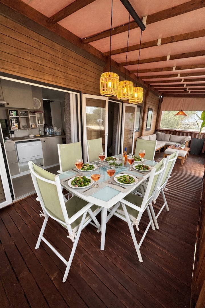 Mobile-home 3ch-6pers Camping Côte D’azur - La Crau