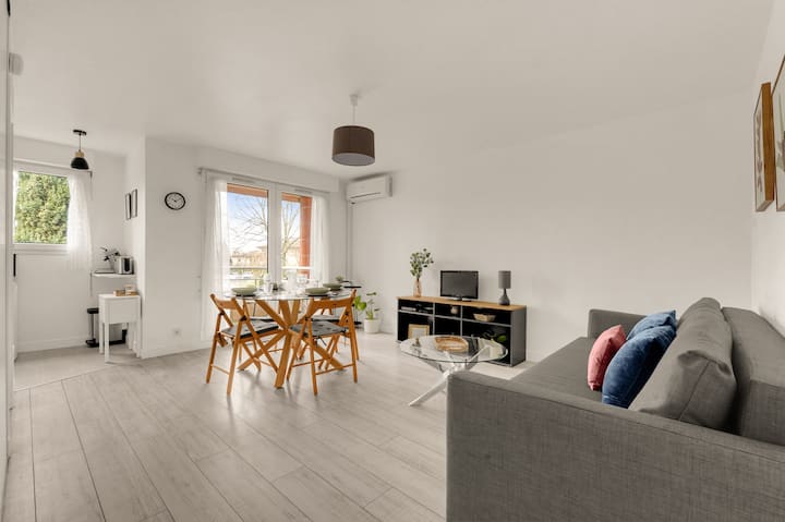 La Petite Muse - Climatisé, Piscine, Parking - Tournefeuille