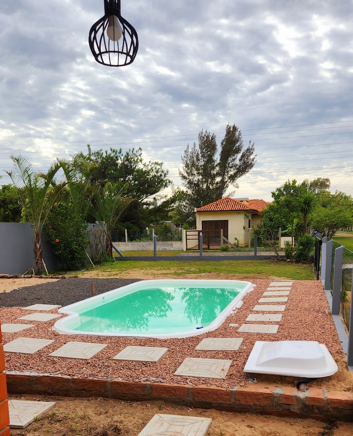Casa Com Piscina Aquecida Em Balneário Atlântico. - Arroio do Sal