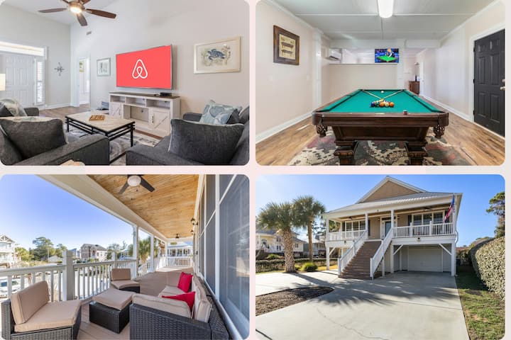 ‼️Spacious 4br Getaway By Coastal Hotspots - Murrells Inlet, SC