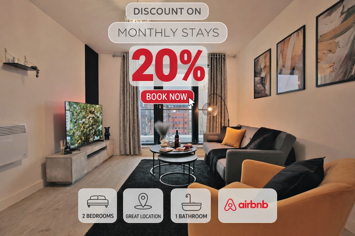 Stylish 2BR /Old Trafford w/Netflix-20%off - Apartments for Rent in ...