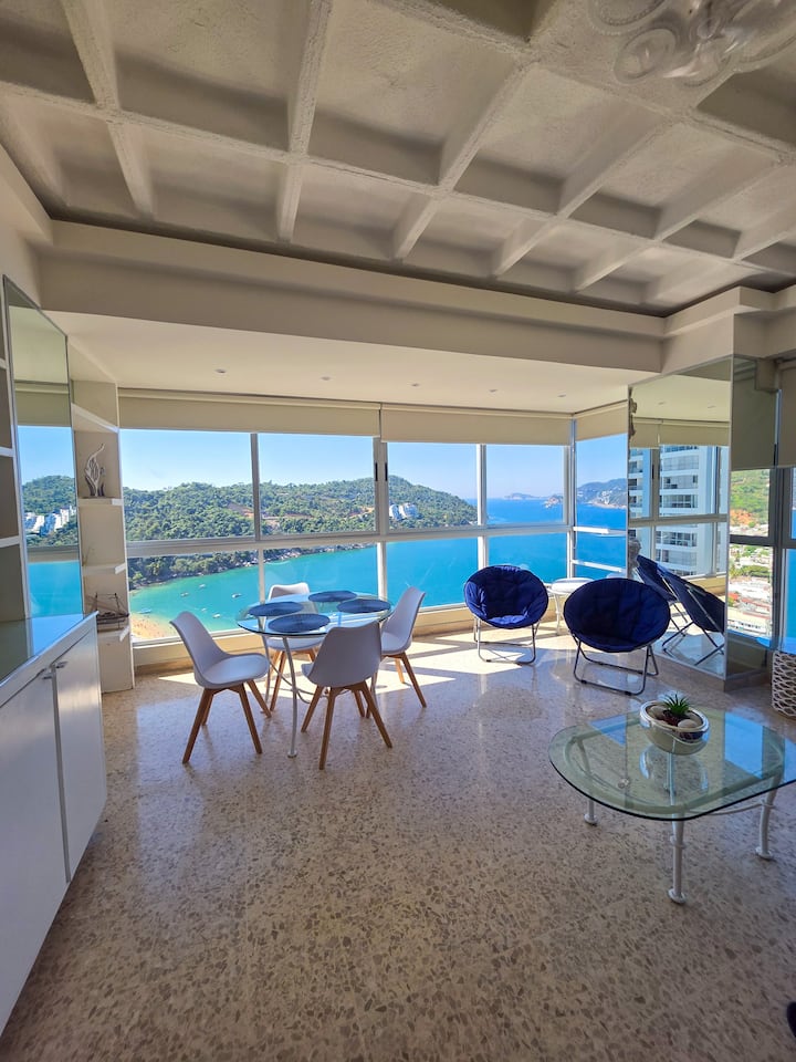 Frente Al Mar | Vista Total | Alberca Y Playa - Acapulco