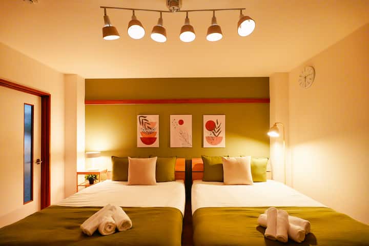 Kyoto 15 Min/shichijo 4 Min/4ppl/2doublebed/20㎡ - Kyoto