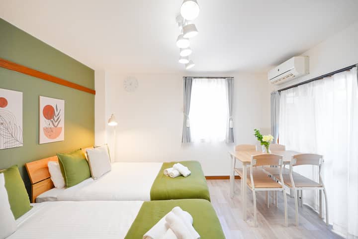 Kyoto 15 Min/shichijo 4 Min/4ppl/20㎡/2doublebed - Kioto